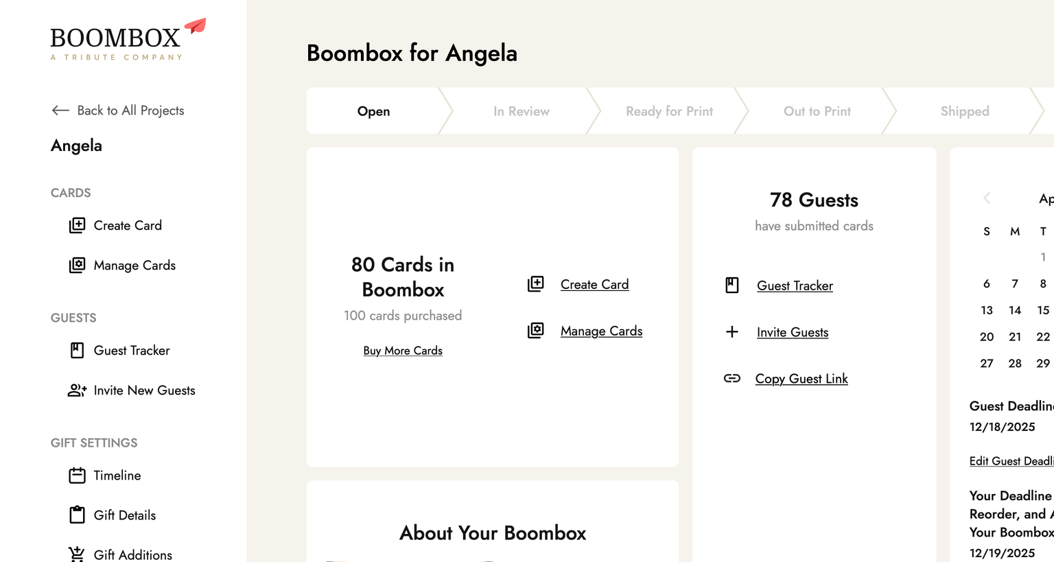 Boombox Gifts | Your memories and photos, gifted inside a gorgeous box